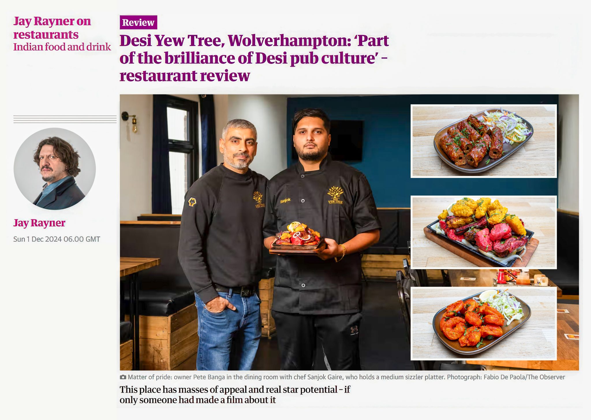 Desi Yew Tree – The Best Indian Food In Wolverhampton